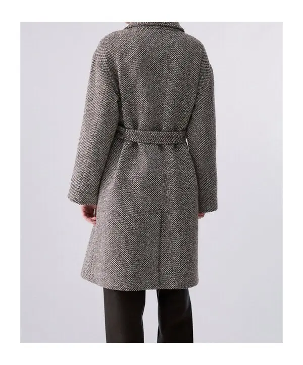 Liu Jo Wool-blend Belted Coat