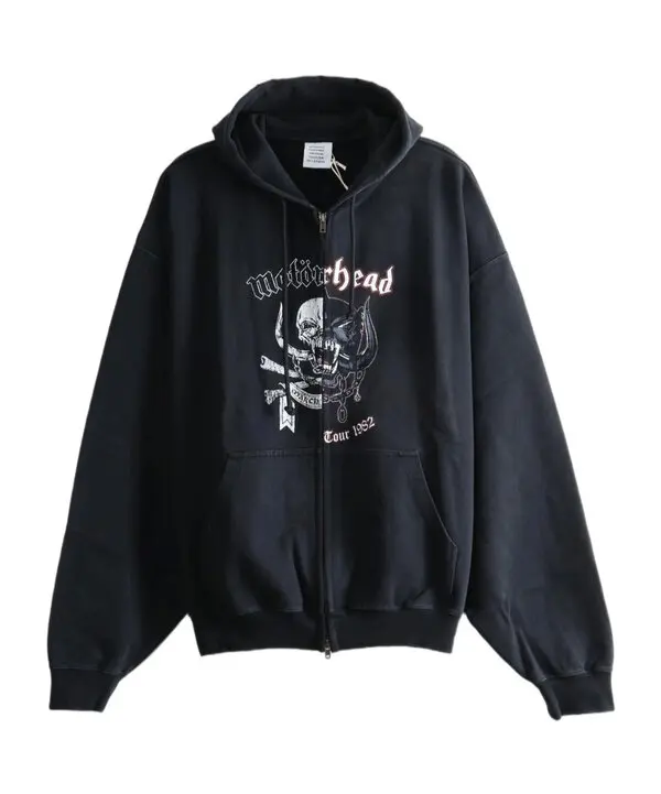 Vetements Graphic Printed Zip-up Jacket