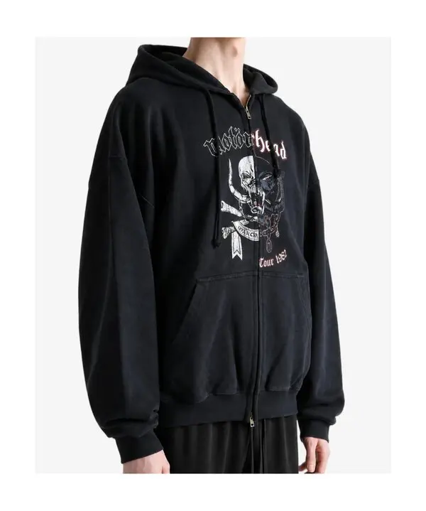 Vetements Graphic Printed Zip-up Jacket