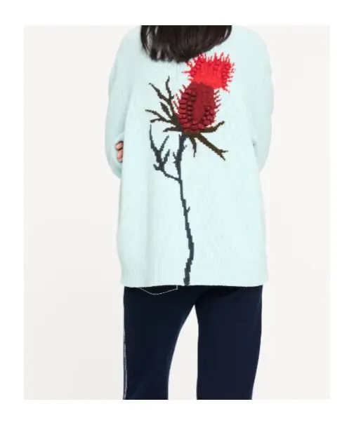 BARRIE Thistle-motif Cashmere Sweater