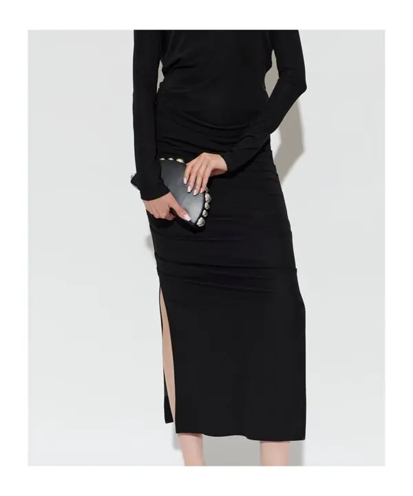 Cult Gaia Dany Knit Skirt With Slit