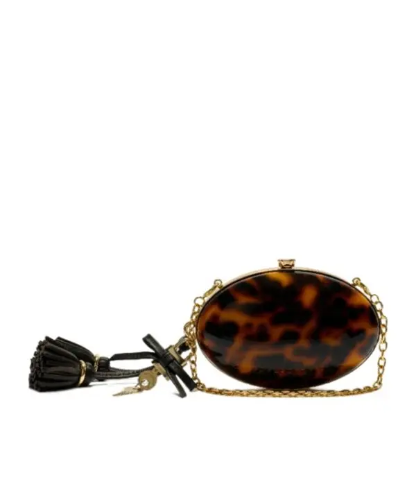 SELF-PORTRAIT Resin Oval Clutch