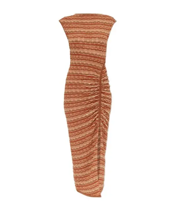 Cult Gaia Patterned Dress - Orange