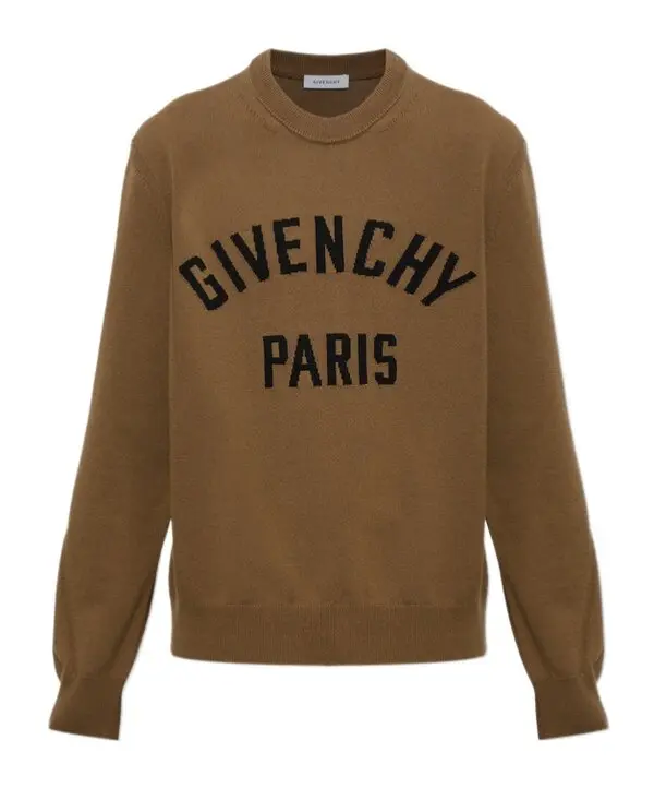 Givenchy Crew Neck Long-sleeved Knitwear