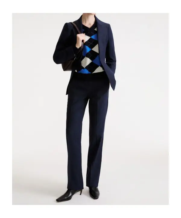 Marella Argyle V-neck Jumper