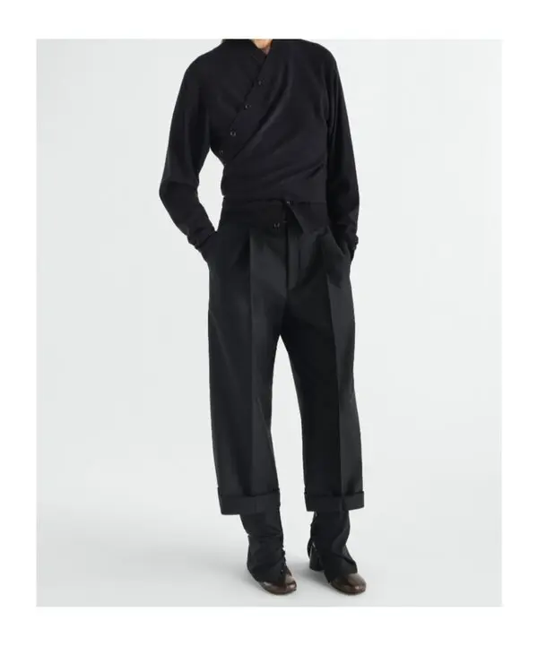 LEMAIRE Merino Wool Blend Trompe-l'œil Cardigan