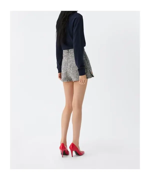 Versace Wool Bouclé Shorts