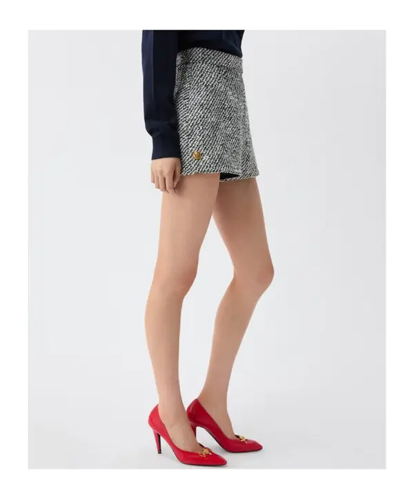 Versace Wool Bouclé Shorts