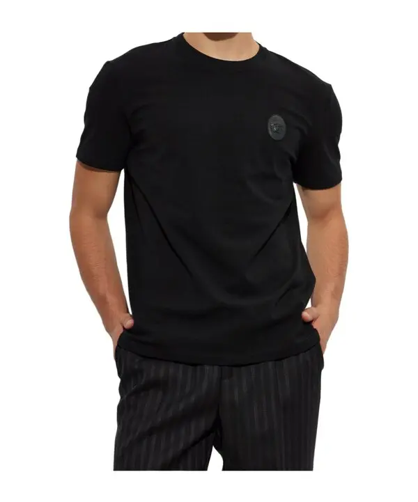 Versace Medusa Patch Crewneck T-shirt