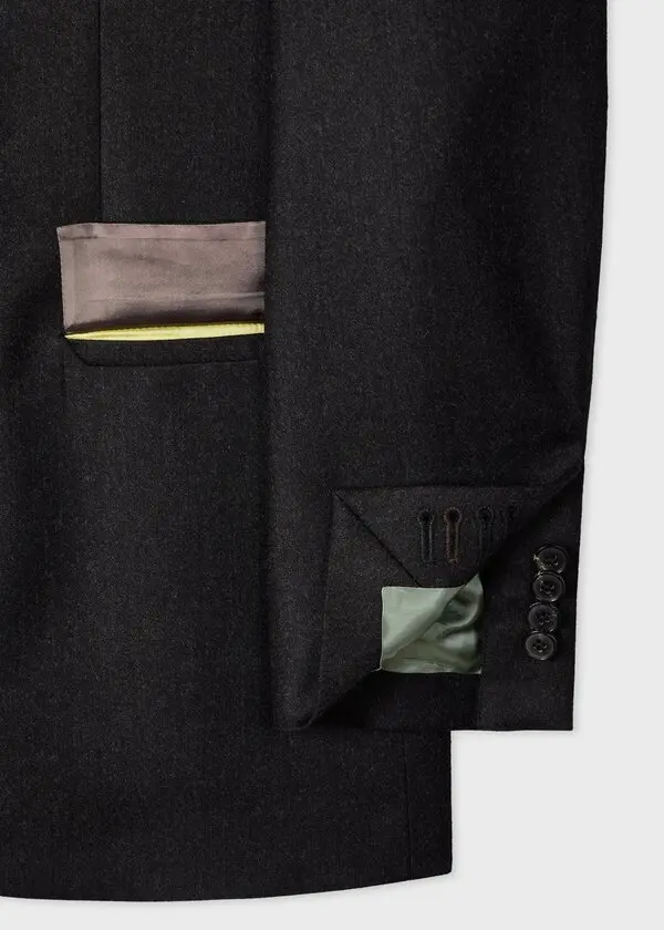 Paul Smith Wool-cashmere Flannel Double-breasted Blazer