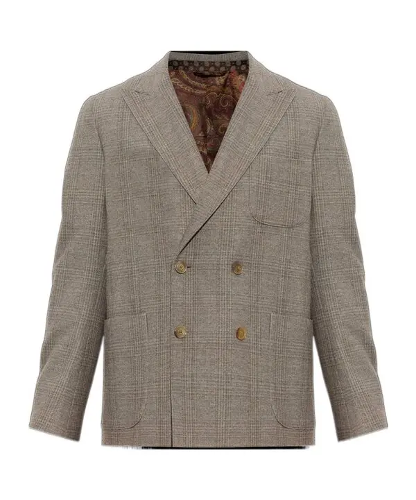 Etro Lapel Long-sleeved Suit Jacket