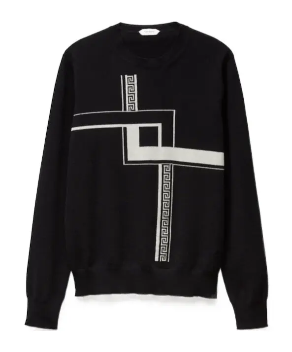 Versace Greca Incrocio Crewneck Jumper