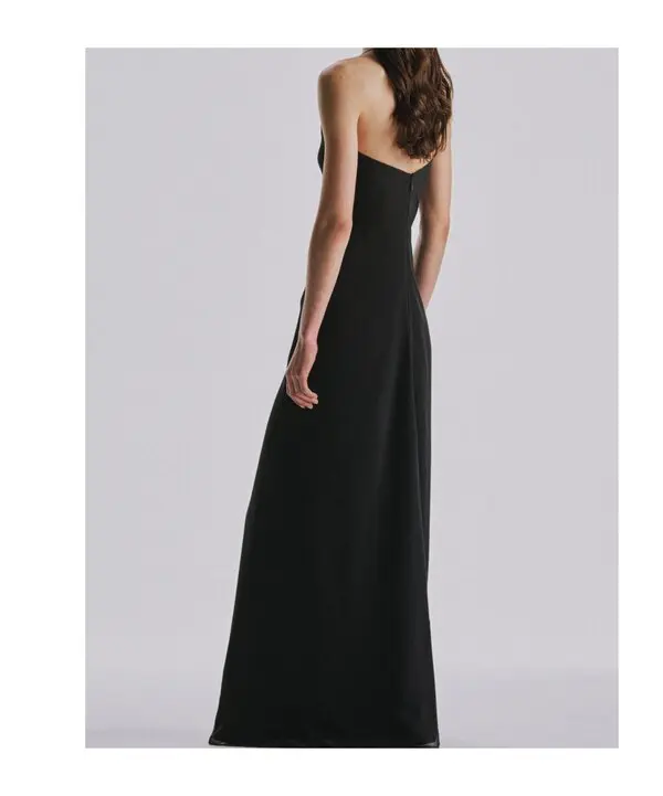 THE ROW Javier Silk Georgette Halterneck Dress