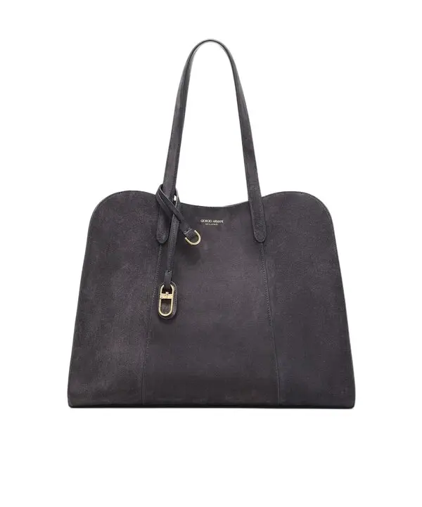 Giorgio Armani Shoulder Bag In Split Leather