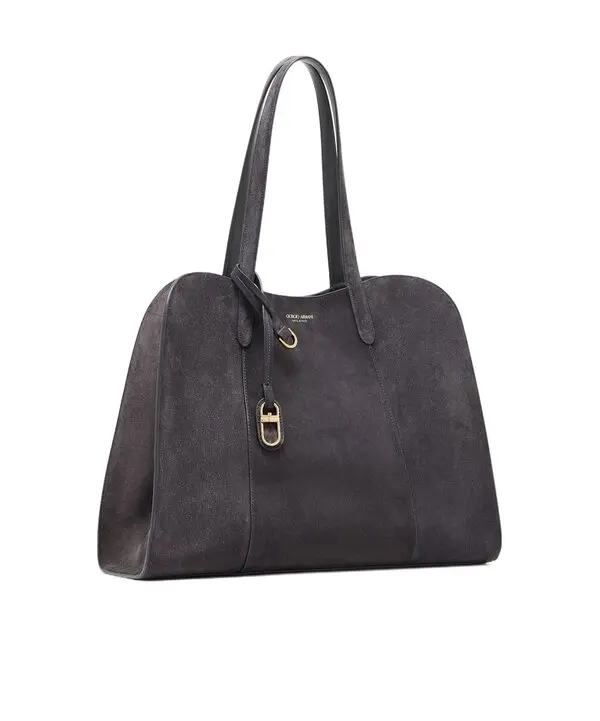 Giorgio Armani Shoulder Bag In Split Leather