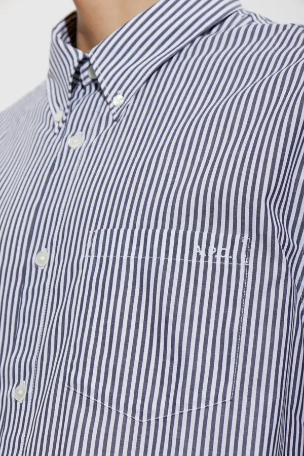 A.p.c. Collared Long-sleeved Shirt