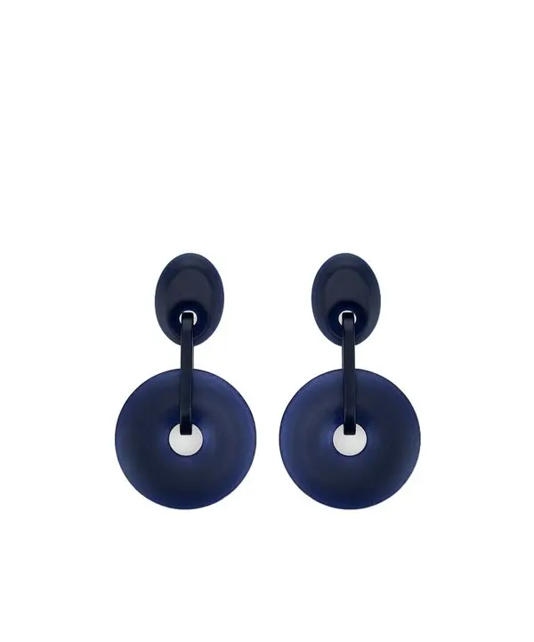 Giorgio Armani Earrings In Acrylic Plastic And Brass