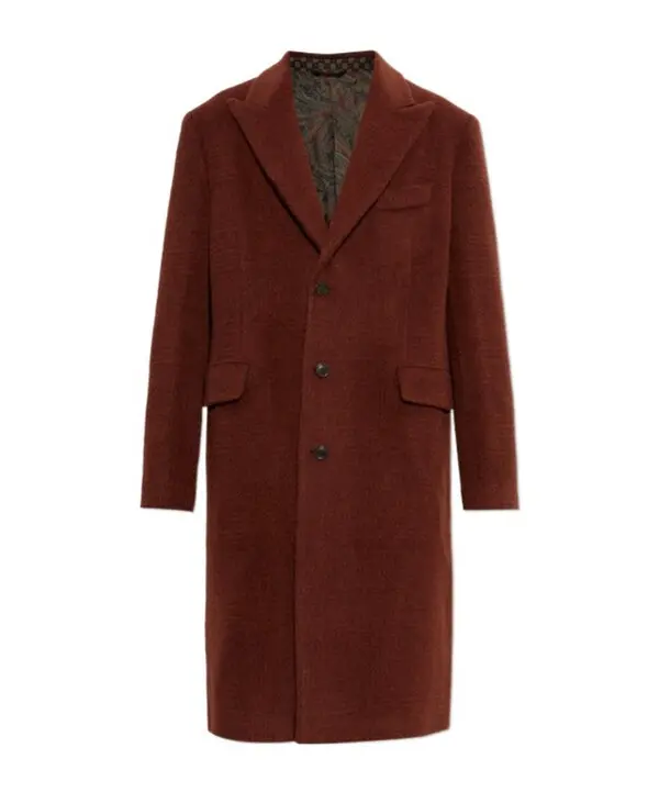 Etro Check-texture Coat
