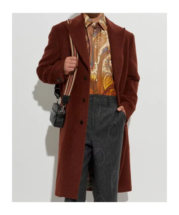 Etro Check-texture Coat