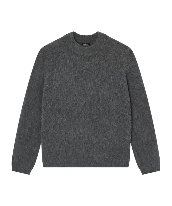 A.p.c. Dylan Sweater Loose-fit Charcoal Gray Sweater