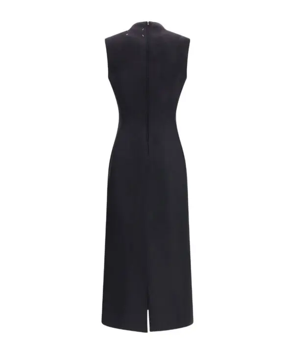 MAISON MARGIELA Sleeveless Fitted Midi Dress