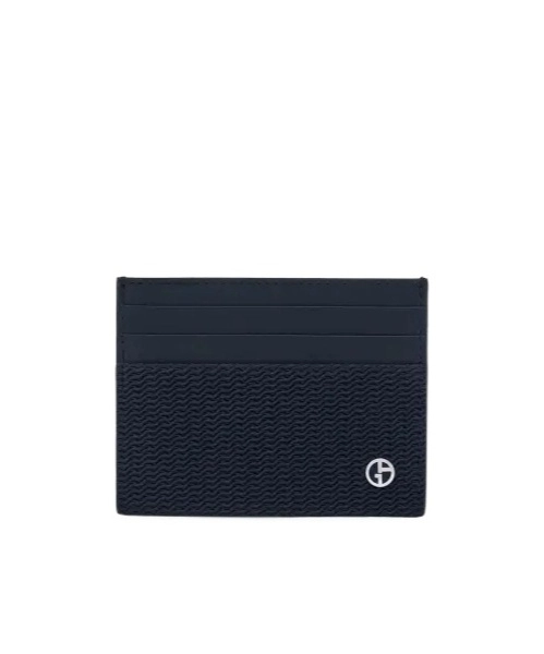 Giorgio Armani Double-sided Card Holder - Black