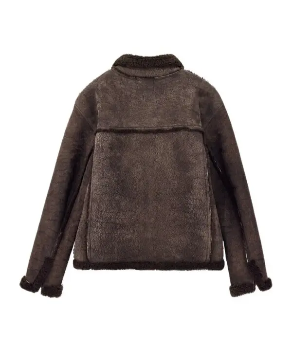 Giorgio Armani Shearling Blouson Jacket