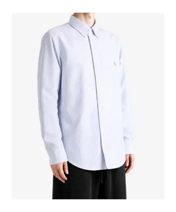 Polo Ralph Lauren Striped Button-down Shirt - Navy White