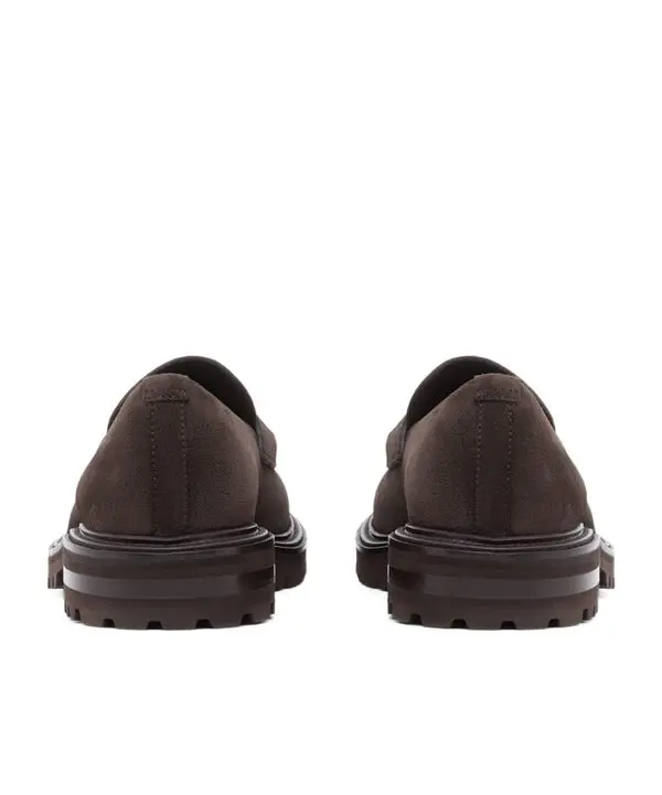 Giorgio Armani Lug Sole Loafers
