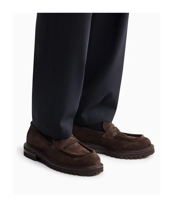 Giorgio Armani Lug Sole Loafers