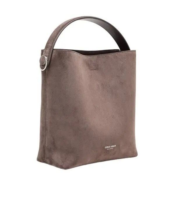 Giorgio Armani Shoulder Bag In Split Leather