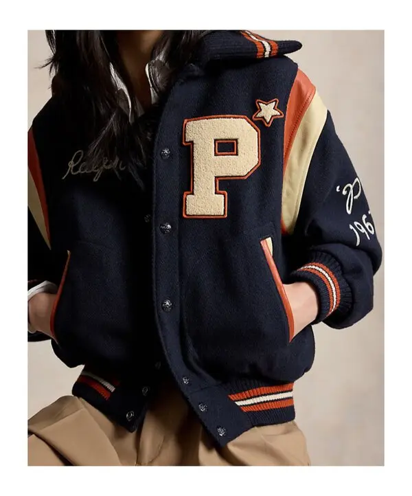 Polo Ralph Lauren Wool-blend Letterman Jacket