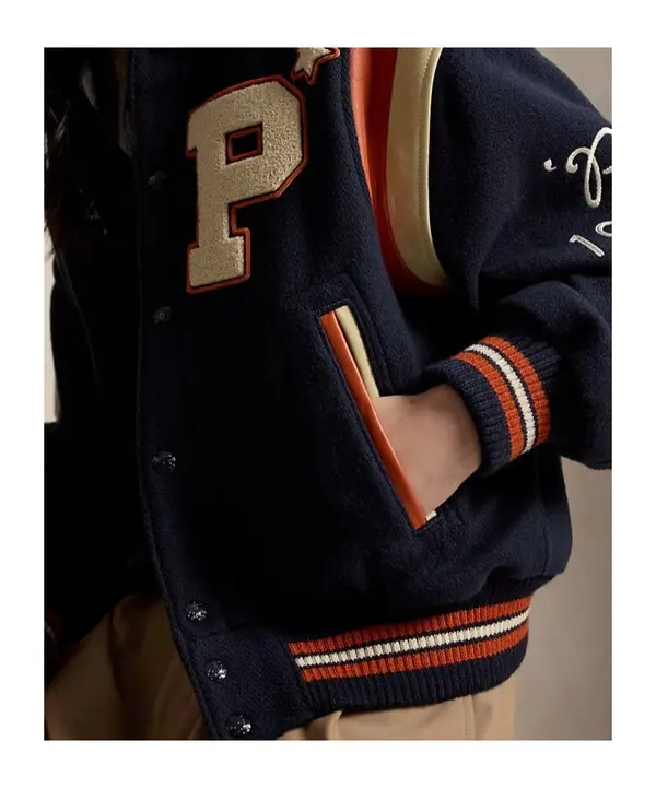 Polo Ralph Lauren Wool-blend Letterman Jacket