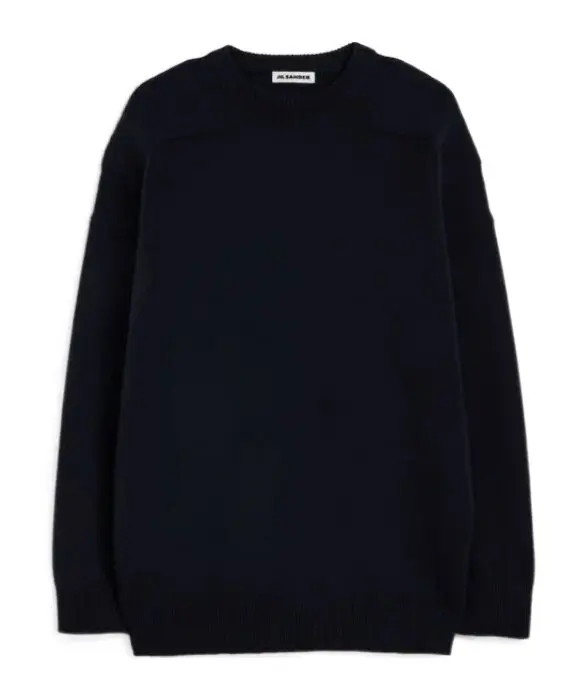 JIL SANDER Wool Blend Crew-neck Sweater