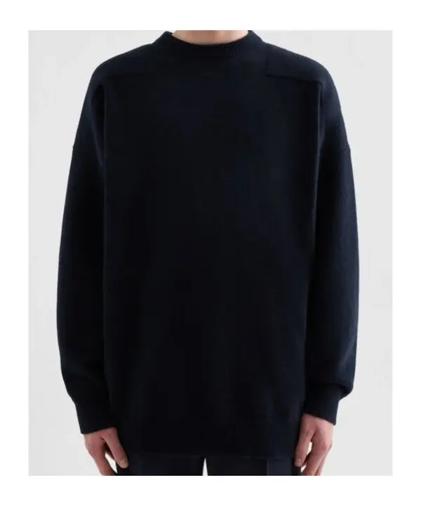 JIL SANDER Wool Blend Crew-neck Sweater