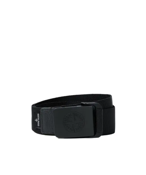 Stone Island Belt With Compass Logo Buckle
