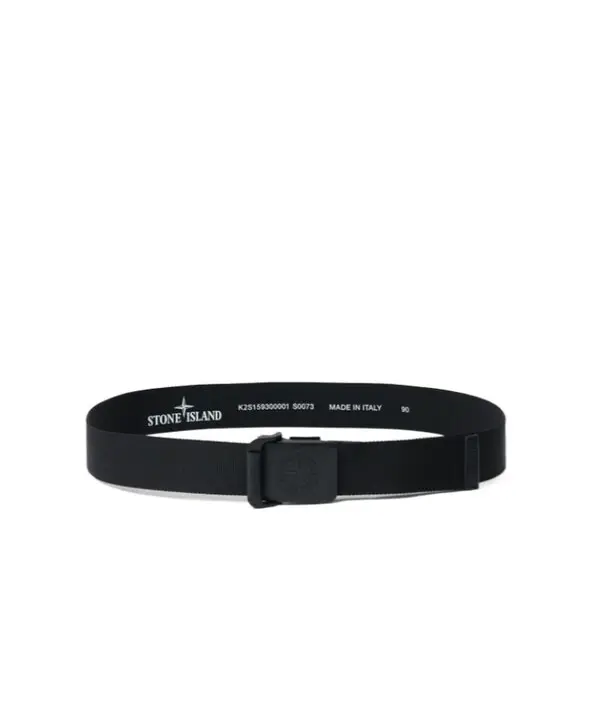 Stone Island Belt With Compass Logo Buckle