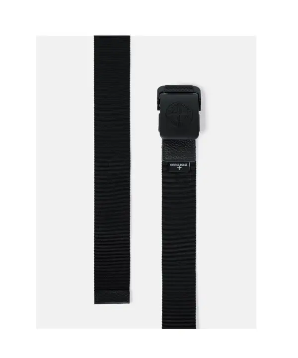 Stone Island Belt With Compass Logo Buckle