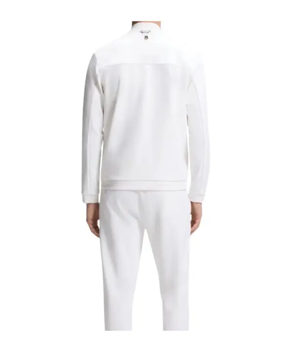Hugo Boss Active Zip-up Sweatshirt With Moisture Management