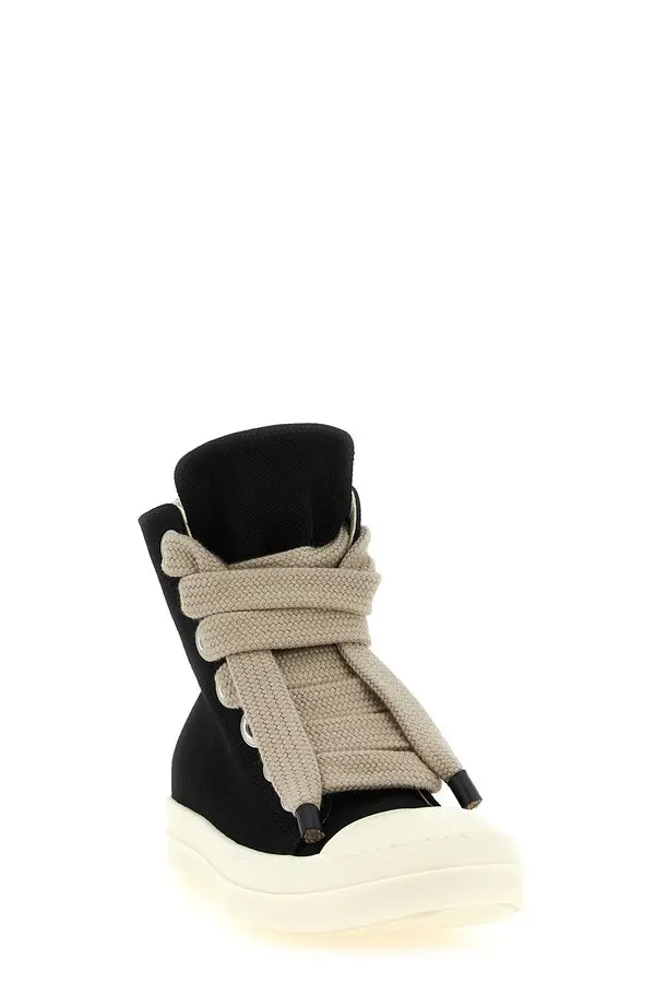 Rick Owens Jumbolace High-top Lace-up Sneakers