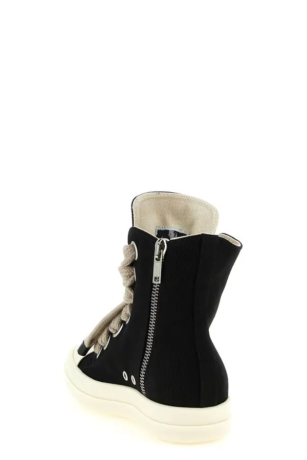 Rick Owens Jumbolace High-top Lace-up Sneakers