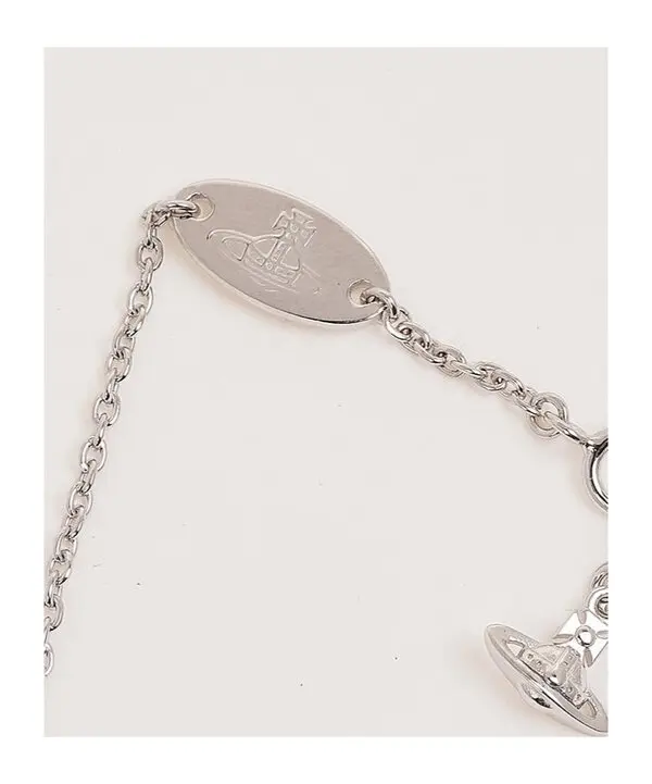 VIVIENNE WESTWOOD Heart Pendant Chain Bracelet