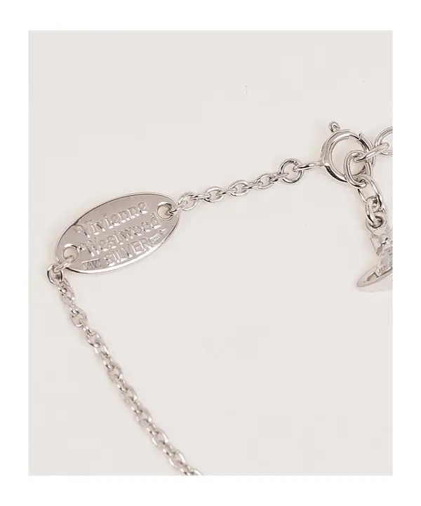 VIVIENNE WESTWOOD Heart Pendant Chain Bracelet