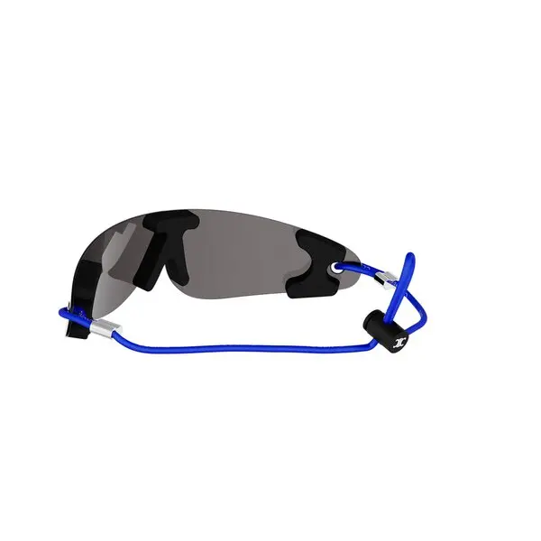 Celine Logo Sports Sunglasses - Gray