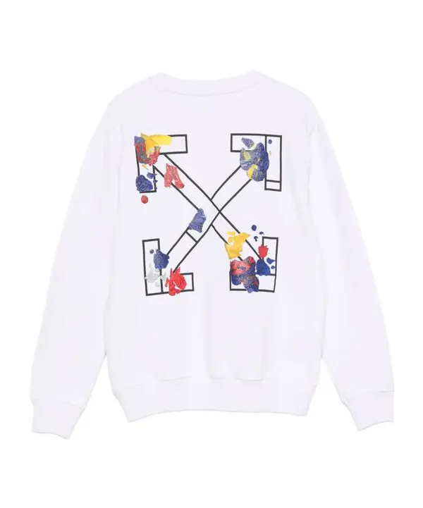 Off-White Crew Neck Long Sleeve T-shirt