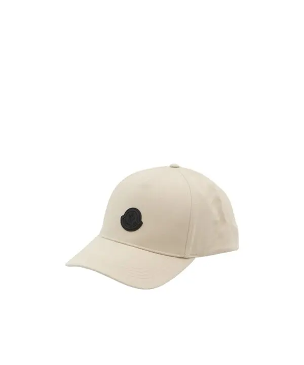 Moncler Logo Baseball Cap - Nude