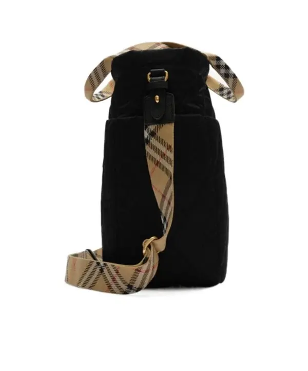 Burberry Check-trim Quilted Nylon Changing Bag