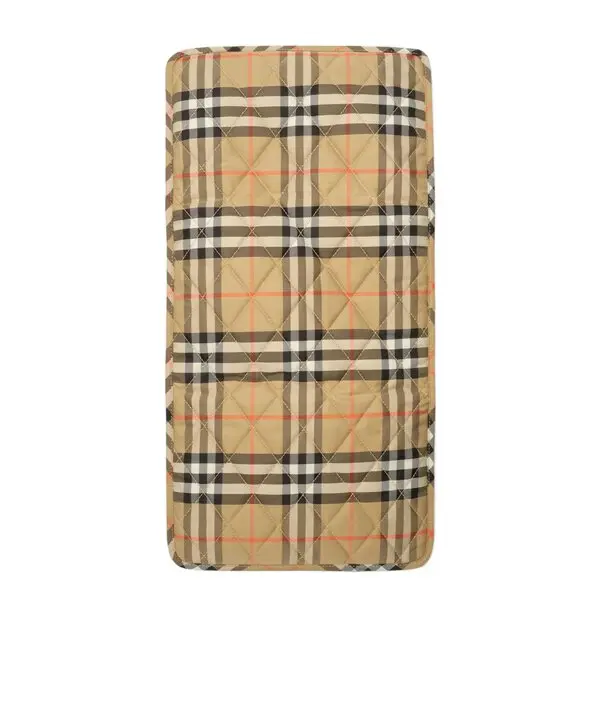 Burberry Check-trim Quilted Nylon Changing Bag