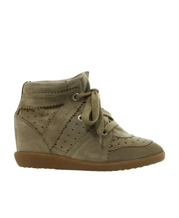 Isabel Marant Étoile Bobby Lace-up Wedge Sneakers