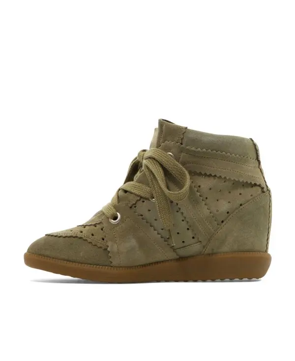 Isabel Marant Étoile Bobby Lace-up Wedge Sneakers